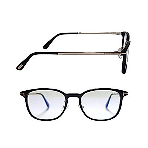 Eyeglasses Tom Ford FT 5594 -D-B Asian fit 001 Shiny Black, Rose Gold/Blue Blo