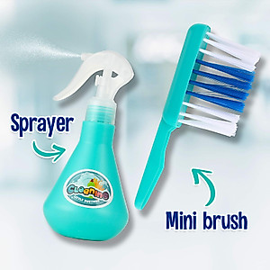 Kids Cleaning Set for Toddlers, Pretend Play Housekeeping Supplies Kit for Boys and Girls Complete with Broom, Mop, Dust Pan, Spray Bottle and More, Little Helper Tools and Montessori Toys