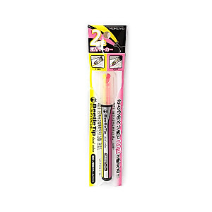 Kokuyo two-color fluorescent marker Beetle tip dual color yellow X Pink [PM-L303-1-1P]