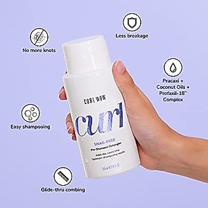 Curl Wow Snag-Free Pre-Shampoo Detangler – Adds slip to curls before you shampoo for tangle-free washing and a deeper, fresher clean; reduce breakage