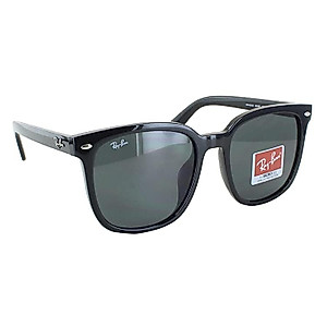 Ray-Ban RB4401D Square Sunglasses, Black/Dark Grey, 57 mm