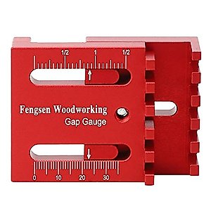 Depth Measuring Ruler Woodworking Mini Gaps Gauge Aluminum Alloy Depth Line Ruler Marking Gauge Depth Measuring Ruler
