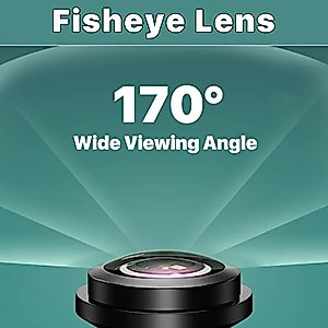 HD Backup/Front/Side View Camera, GreenYi AHD 720P Reverse Rear Cam for Car, SUV, RV, Trailer, Camper, Van, Pickup, Metal Shell, Adjustable Fisheye Lens, 170 Degrees Viewing Angle(Black)