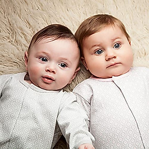 Magnificent Baby Baby Boys' Footies, Gray Diamond, 0-3M (8-12 lb)