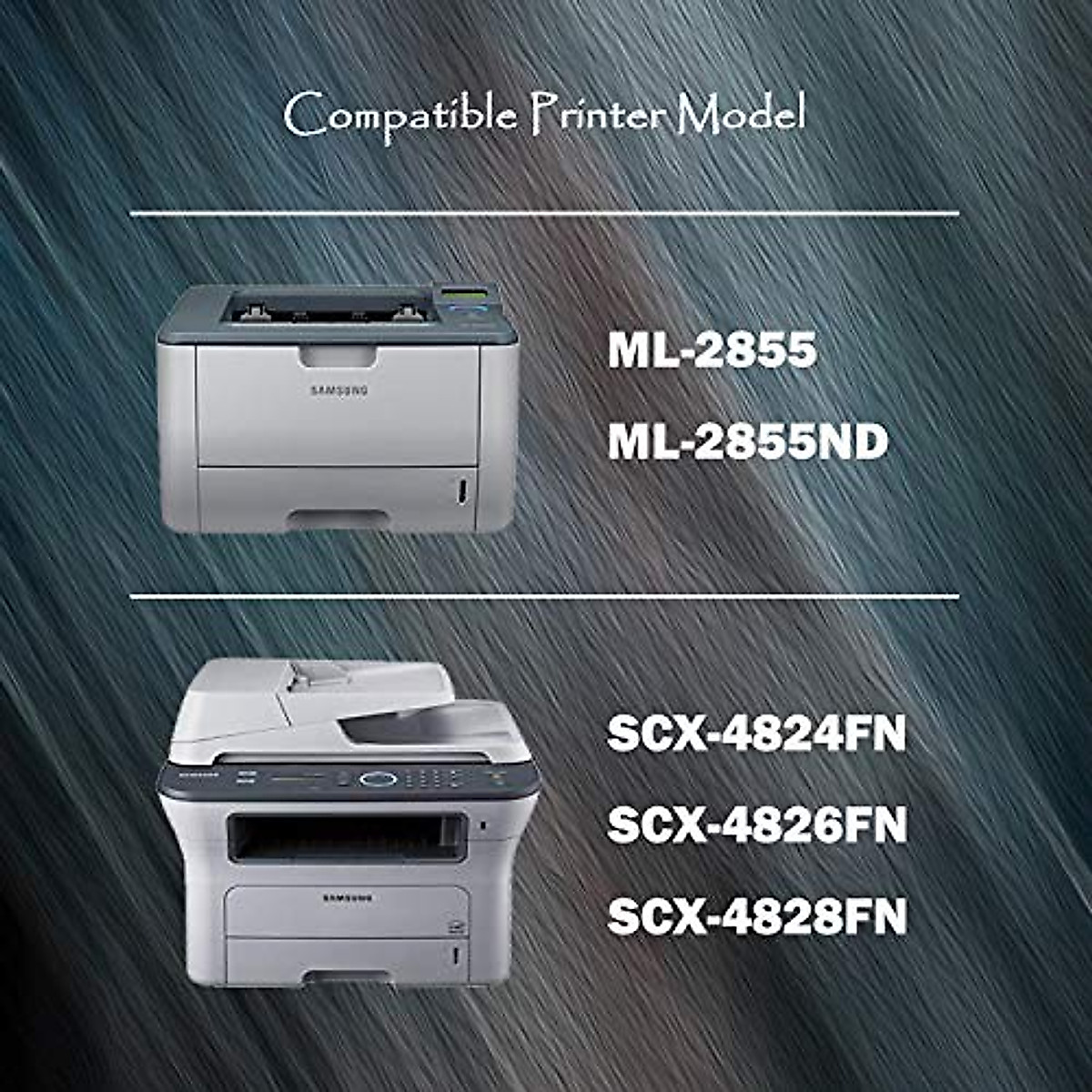 1-Pack TG Imaging Compatible Toner Cartridge Replacement for Samsung MLTD209L MLT-D209L (5,000 Page Per Cartridge) for ML-2855 SCX-4824 SCX-4828 Toner Printer