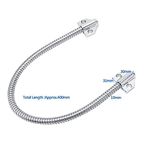Door Loop, Armored Loop Power Transfer/Electrified Commercial Exit Doors/Door Wire Conduit/10mm Diameter/40cm Long Door Loop