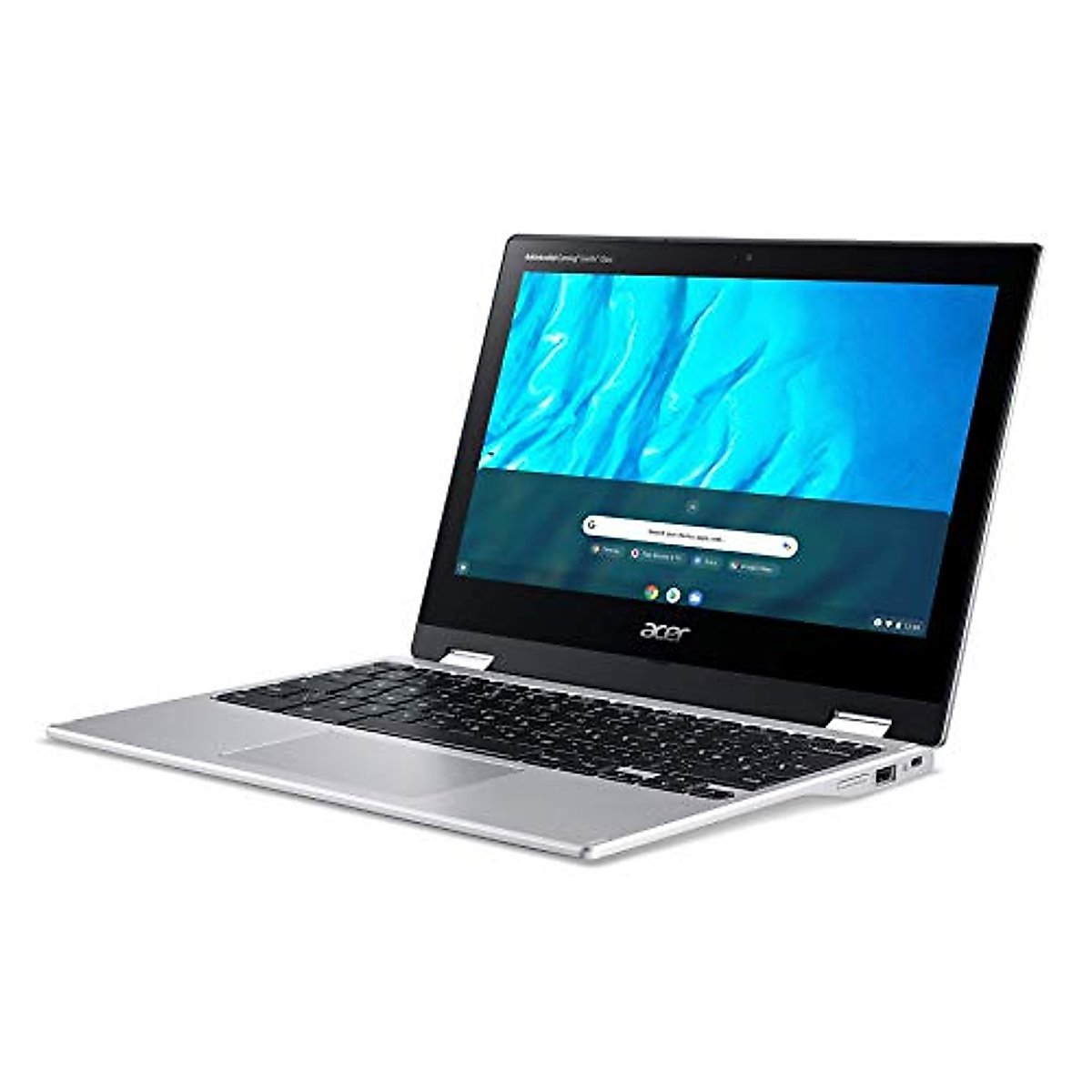 2022 Newest Acer Spin X360 2-in-1 Convertible Chromebook Laptop Student Business, 11.6" HD Touchscreen IPS, MediaTek MT8183C 8-Core Processor, 4GB RAM, 32GB eMMC,Wi-Fi 5, Webcam,Chrome OS+HubxcelCable