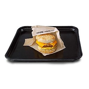 OvenGem® Molded, Seamless Tray/Basket - 11.25" X 11.25" X 0.75"(H) PTFE (Black) - PATENTED (10, Browning Tray)