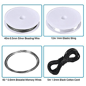 PAXCOO Jewelry Making Supplies Kit - Jewelry Repair Tool with Accessories Jewelry Pliers Jewelry Findings and Beading Wires for Adults and Beginners