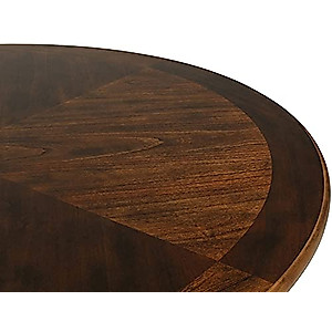 New Classic Furniture Gia 5-Piece Counter Dining Table Set, 42.25-Inch, Brown