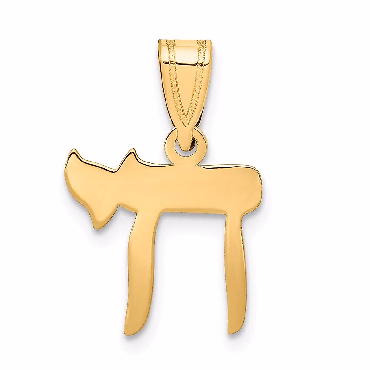 Jewels By Lux 14K Yellow Gold Chai Pendant