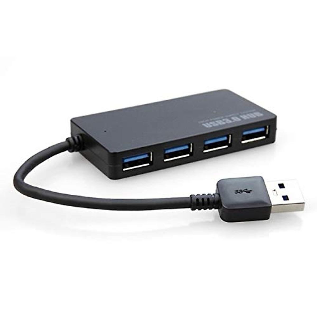 Lysee Home - USB 3.0 Hub 4 Port High Speed Slim Compact Expansion Splitter - (Color: Black, Length: Other)