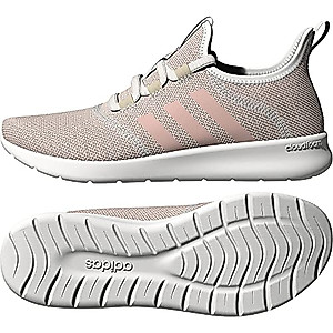 adidas Women's Casual Running Shoe, White/Vapour Pink/Wonder White, 8