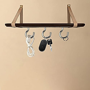 Auswalar 200 PCS Mini Ceiling Screw Hooks for Hanging 1/2 Inch Cup Hooks Screw Plants Mug Arts Decorations