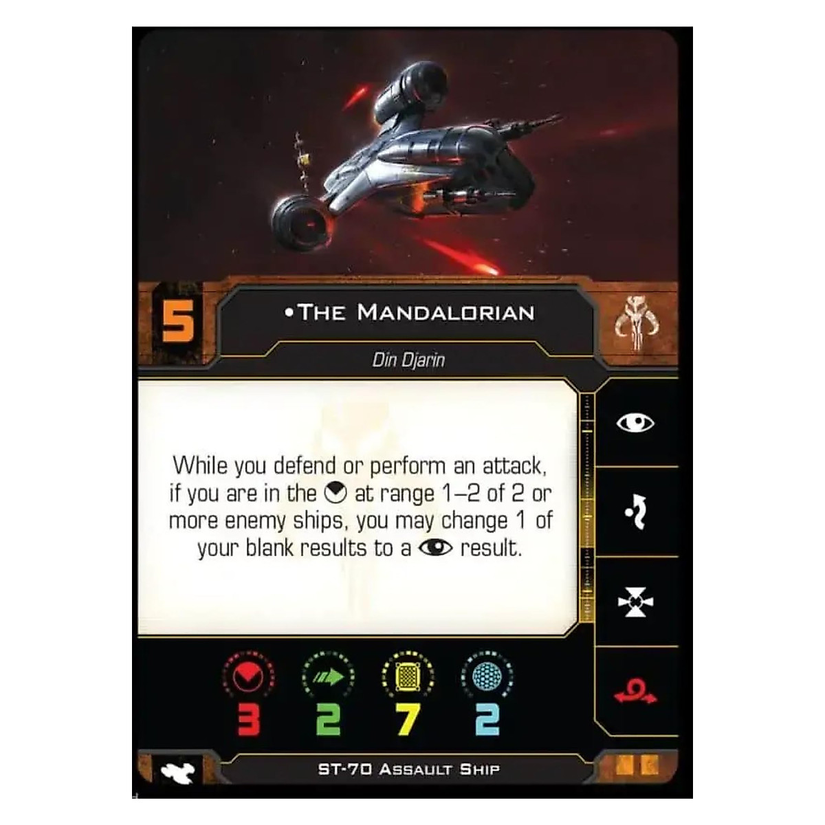 Star Wars X-Wing 2nd Edition Miniatures Game Razor Crest Expansion Pack - Strategy Game for Kids & Adults, Ages 14+, 2 Players, 30-45 Minute Playtime, Made by Atomic Mass Games