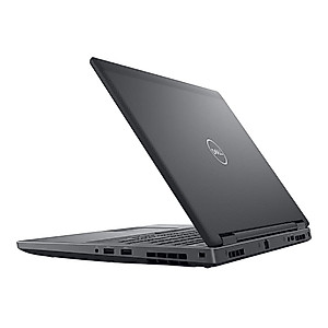 Dell Precision 7540 Workstation Laptop PC FHD Intel Core i7-9850H Processor 32GB Ram 1TB NVMe SSD Drive, HDMI, Web Camera, NVIDIA Quadro RTX 3000 6GB GDDR6 Windows 10 Pro, Black (Renewed)