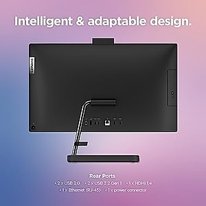 Lenovo IdeaCentre AIO 3 - (2023) - All in One Desktop Computer - 23.8" FHD - 720p HD Built in Camera - Windows 11-16GB Memory - 256GB Storage - AMD Ryzen 3 7330U - Mouse & Keyboard Included