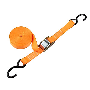 Tie-Down Cam Straps, JCHL Ratchet Tie Down Straps 1" x20' Lashing Straps Cargo Tie Down Strap Polyester Webbing Coated S-Hooks Cambuckle Metal Buckles 1000lbs Capacity Securing Straps (Pack of 4)