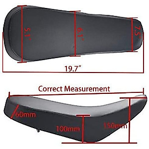 necaces Universal Foam Seat Chinese ATV Quad Bike Seat Pad Fit for 50cc/70cc/90cc/110cc TaoTao Chinese Kids youth ATV 4-Wheeler