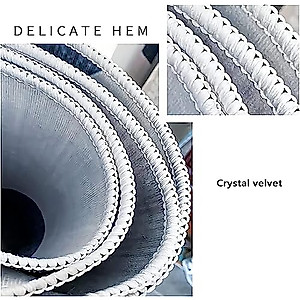 Rainbow Swirl Area Rugs,5x7ft, 3D Printing Three-Dimensional Trap Carpet, Psychedelic Rug, Optical Illusion Carpet, Wave Twisted Rug, Black Light Carpet, for Bedroom, Living Room and Children's Room