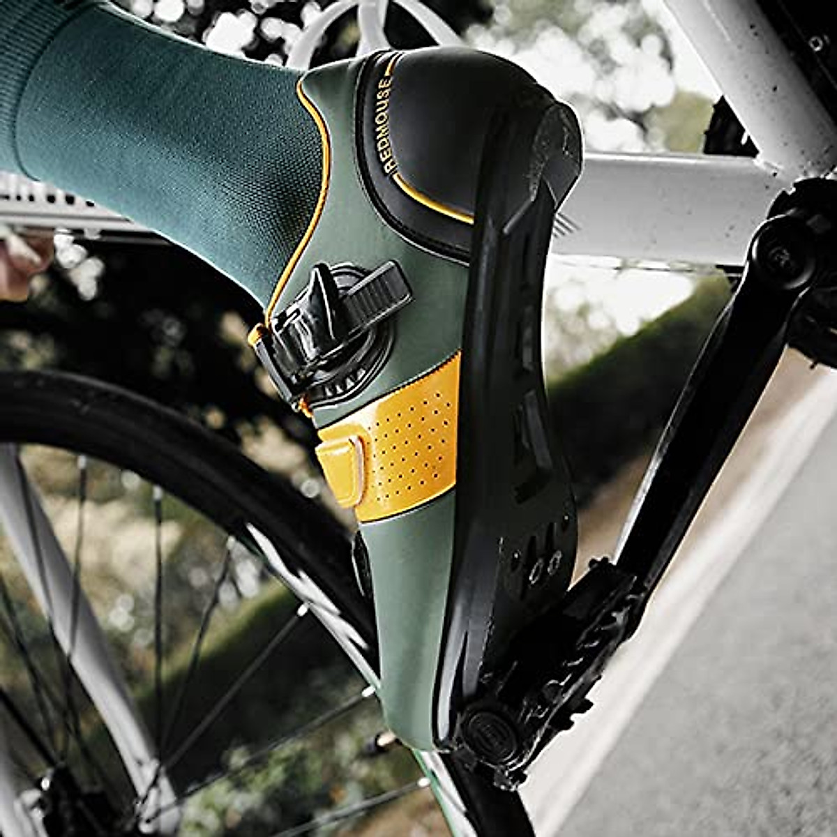 SDEQA Cycling Shoes for Men Women Road Bike Cycling Shoes Compatible with Peloton Bike Shimano SPD & Look ARC Delta Indoor Outdoor,B,9