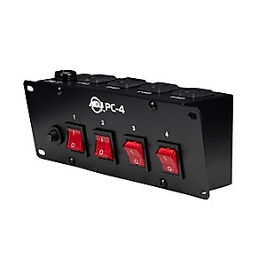 ADJ Products PC-4, AC Power Center, Central Power Control for DJ Booth or Light Show