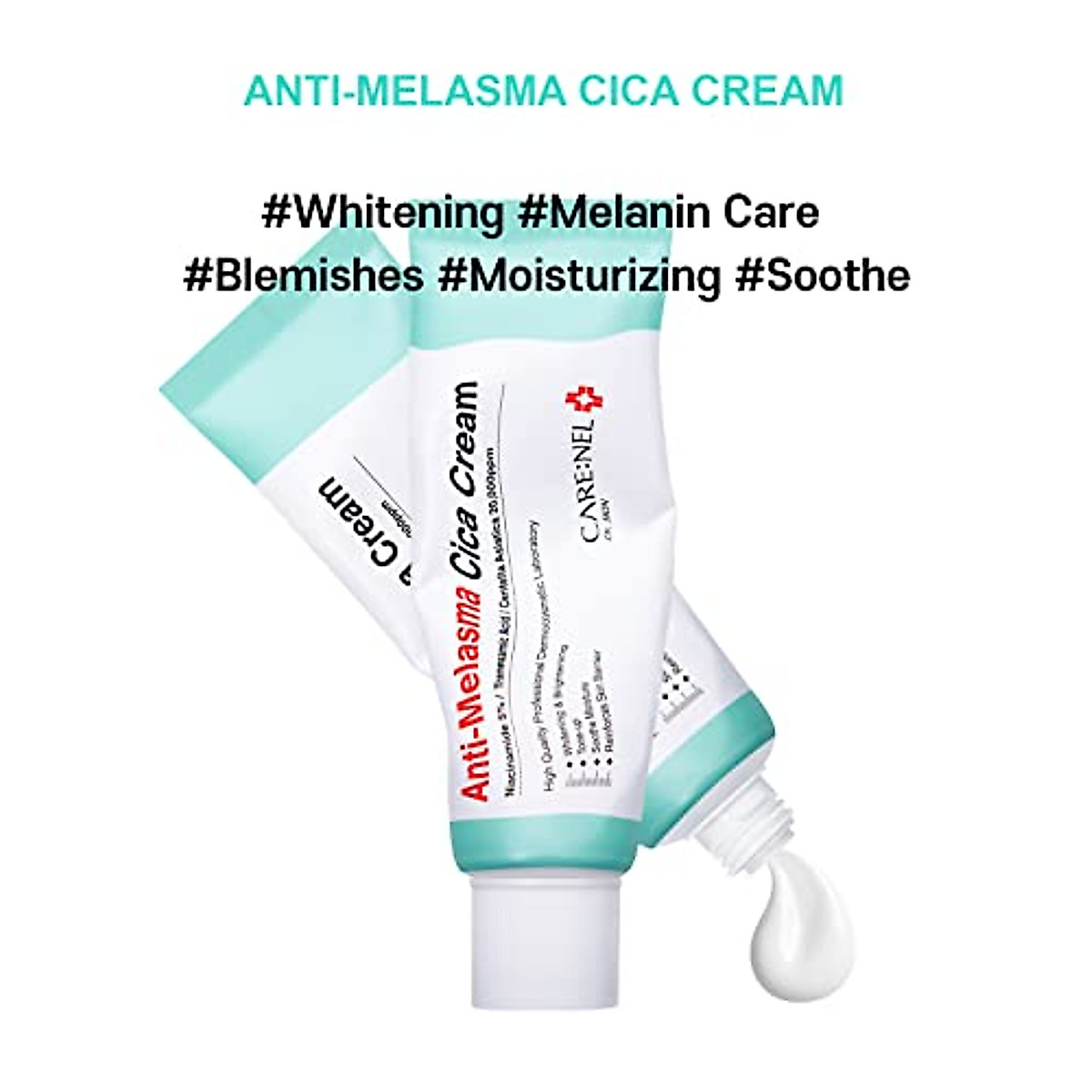 Melasma Treatment for Face Cream - Dark Spot Remover Centella Asiatica - Korean Skin Care Beauty Products 40ml/1.35 fl.oz