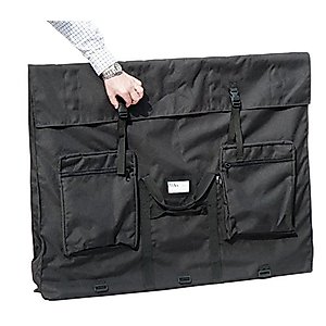 X-Port Professional Expandable Art Portfolio Case (37" x 49") Oversized for Art, Foam Boards, Marketing Displays, Trial Exhibits, Advertising Signage, Product Samples, or Flat Screen TV's/Monitors