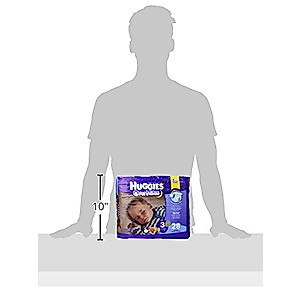 HUGGIES OverNites Diapers, Size 3, 28 ct., JUMBO PACK Overnight Diapers (Packaging May Vary)