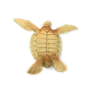 Green Tree Products Sea Turtle Resin Figurine, Indoor Outdoor Decor, 6.25 Inches Wide