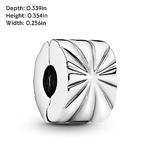 PANDORA Jewelry Sunburst Sterling Silver Charm