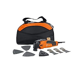 Fein Multimaster Tool MM 500 Start Q Oscillating Kit - 350W High-Performance Corded Multi Tool for Interior Construction and Renovation - Includes Nylon Bag - 72295264090