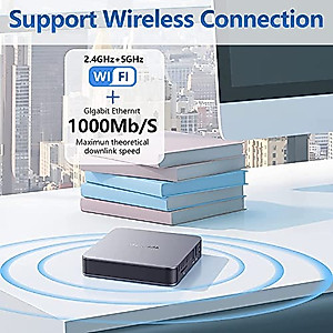 AEROFARA Mini PC Aero 2 Pro Desktop Computers with Intel 11th Celeron N5105 Processor 8GB RAM 256GB SSD,4K UHD Graphics,USB3.0, HDMI (8G+256G) Support W11 Pro