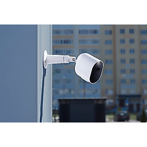 OLAIKE Smart Home Adjustable Indoor/Outdoor Metal Wall Mount (2 Pack) for Ring Stick Up Cam Wired/Battery & Indoor Cam, Arlo Pro/Pro 2/Pro 3/Pro 4/Ultra, Eufy Cam E / 2 / 2C, Wyze Pan v3, White