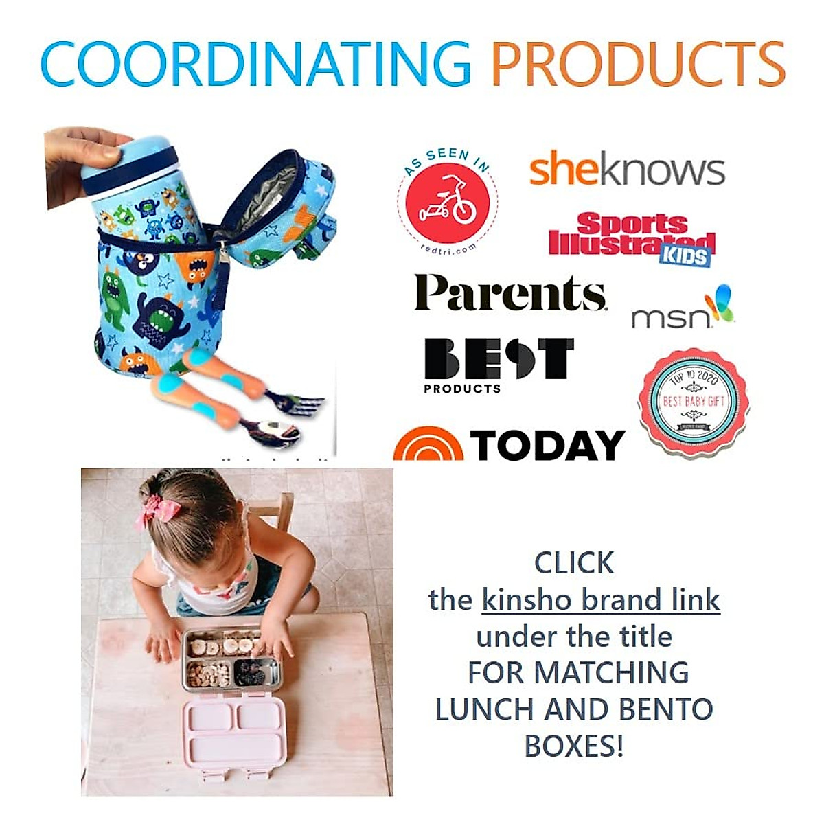 Toddler Silverware, Kids Utensils, Stainless Steel Forks Spoons Set with Travel Case for 1 2 3 4 year old. Metal Cutlery for Children, Girls Boys Baby, Round Handle 8 Pieces (4 sets) Pink Blue, Orange