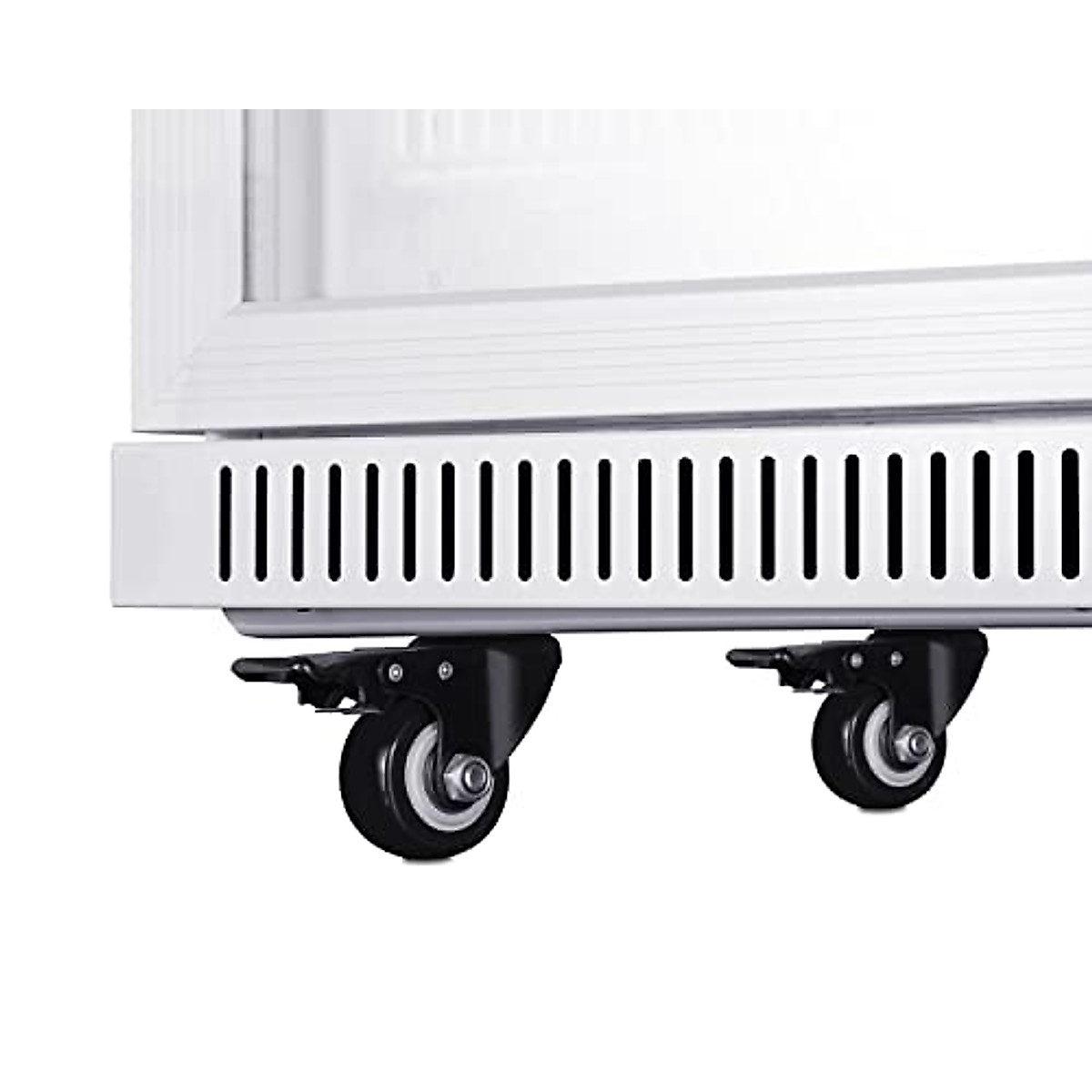 Summit Appliance ARG18PV Performance Series Pharma-Vac 18 Cu.Ft. Upright Glass Door All-refrigerator with Silver-ion Handle, Interior Light, Access Port and Hospital Grade Cord Green Dot Plug, White