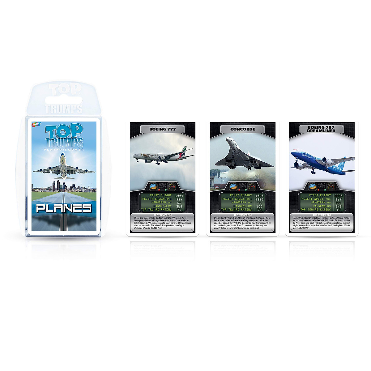 Top Trumps Card Game Planes - Family Games For Kids and Adults - Learning Games - Kids Card Games for 2 Players and more - Kid War Games - Card Wars - For 6 plus kids