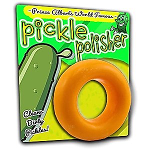 Gears Out Pickle Polisher Soap for Men - Funny Gag Gift for Guys - Weird Shower Gift for Pickle Lovers, Fun Stocking Stuffers, Adult Gift Baskets, Scented Circle Soap