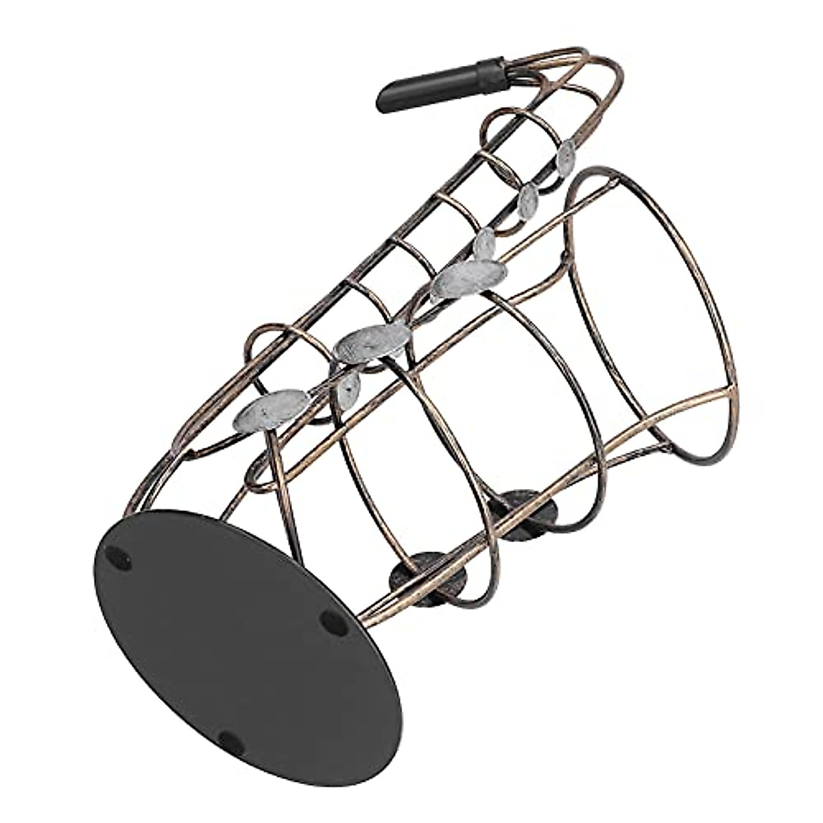 Horoper Decor Wine Holder Wine Rack, Wine Bottle Holder Metal Figurines Saxophone Practical Crafts Home Decoration Accessories,Wine Bottle Storage, Home Bar Decor Crafts