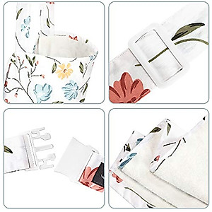 Yoofoss Nursing Cover for Breastfeeding, Soft Breastfeeding Cover for Infants Babies Nursing Apron Cover with Warm Bamboo Fiber Liner for Mother Autumn Winter Breastfeeding (Flowers)