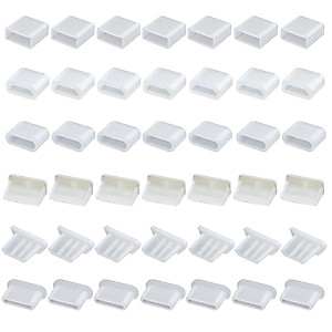 42 PCS 6 Types USB Anti Dust Cover Plugs, Anti Dust Cover Protector Plugs Cap for USB A, Type C, Micro USB Female and Male Ports, USB Type-C Dust Stopper, Silicone Soft Micro USB Cap Port Protector