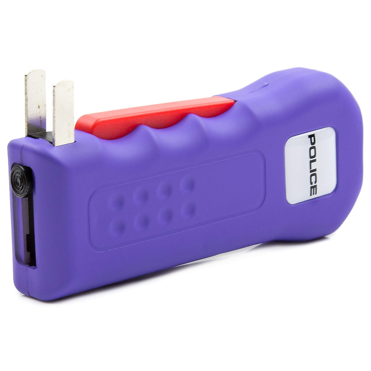 POLICE Stun Gun 512 - Rechargeable with LED Flashlight, Purple