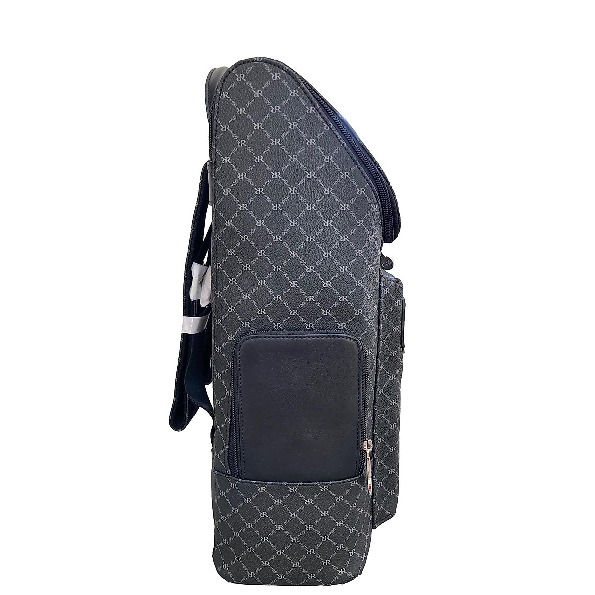 Rioni Top Loading Cambridge Travel Daypack Backpack Unisex - Signature Black