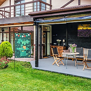 12 Pcs Garden Flag Rubber Stoppers Christmas Yard Flag Stands Black Flower Shape Flag Pole Stopper for Lawn Flags Stands Holder for Indoor and Outdoor Flag Pole Stand