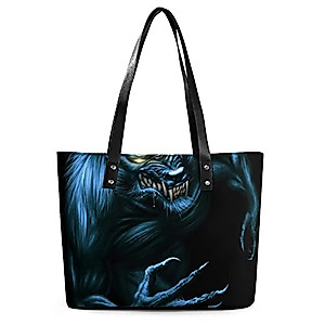 Womens Handbag Animal Leather Tote Bag Top Handle Satchel Bags For Lady