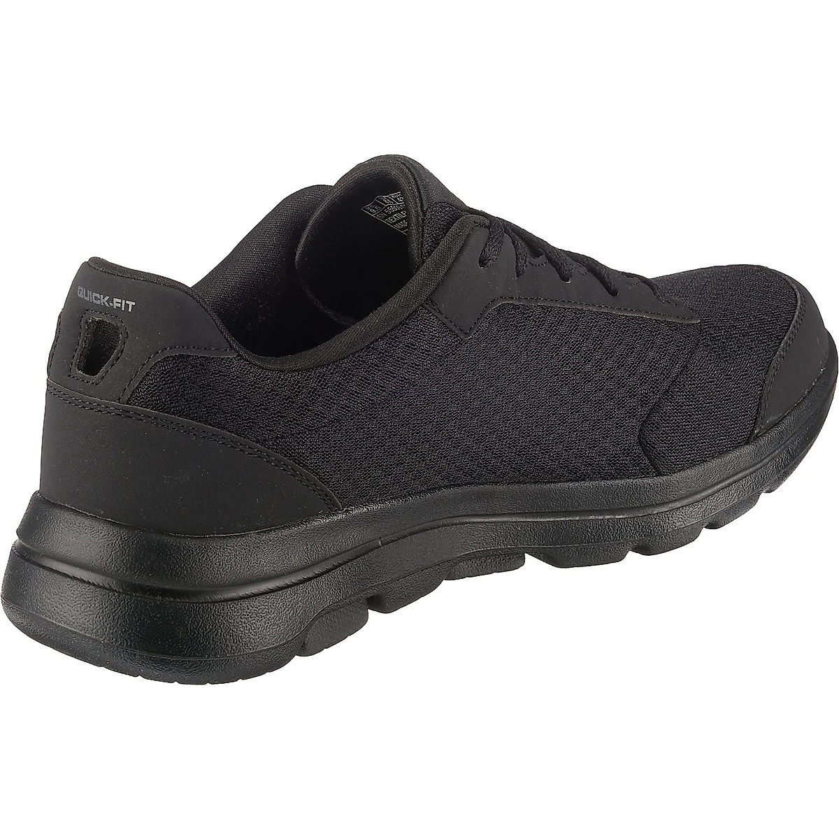 Skechers mens Gowalk 5 Qualify - Athletic Mesh Lace Up Performance Walking Shoe Sneaker, Black, 12 US