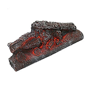 MOBUKJUU 110V-220V Electric Simulation Charcoal Fake Firewood Charcoal Fire Decoration Charcoal Flame Lamp Fireplace Firewood Props
