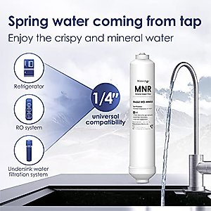 Waterdrop G3 Replacement Filter 1-Year Combo, 2 WD-G3-CF Filters and 1 WD-G3-CB Filter and 1 Mineral Filter, Replacement for WD-G3-W, WD-G3P600 and WD-G3P800-W Reverse Osmosis System, New Logo Design