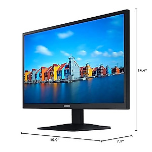 SAMSUNG S33A Series 22-Inch FHD 1080p Computer Monitor, HDMI, VA Panel, Wideview Screen, Eye Saver /Game Mode (LS22A338NHNXZA), Black