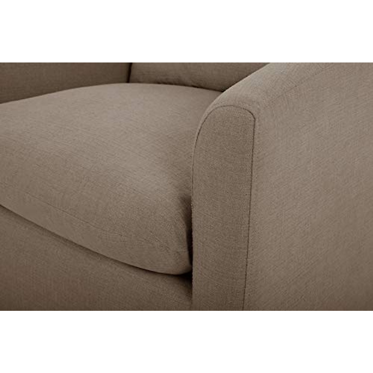 Amazon Brand – Stone & Beam Elisabet Upholstered Swivel Chair, 33.5"W, Slate